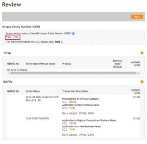 Choosing your preferred UEN Number - Timcole Accounting