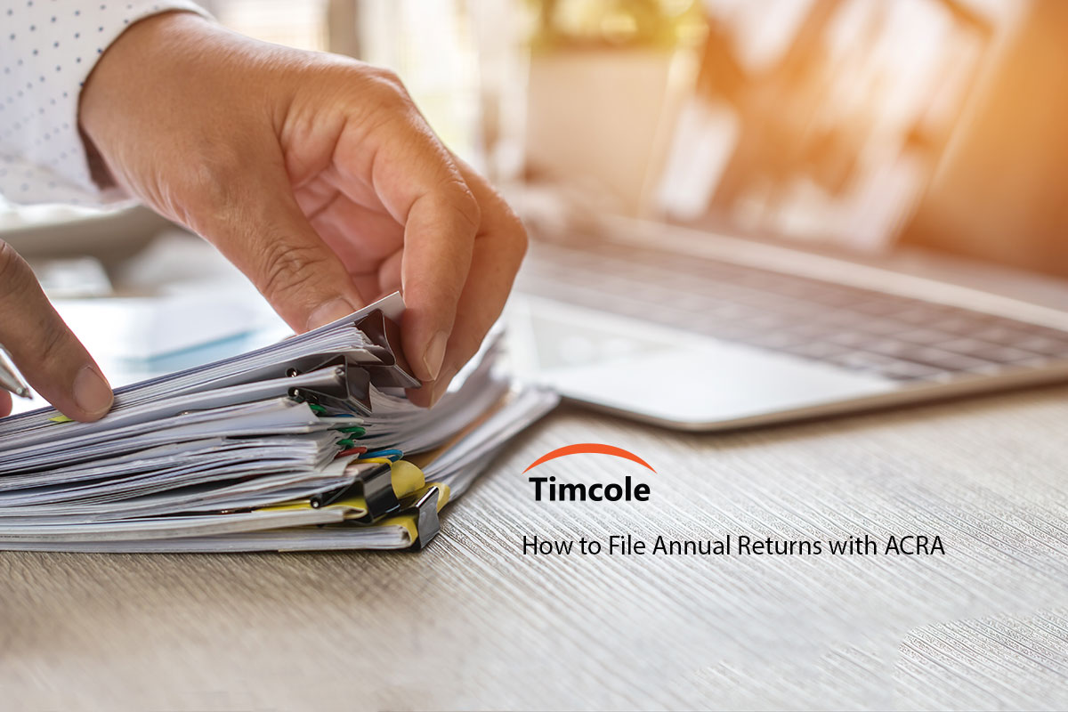 How to File Annual Returns with ACRA - Timcole Accounting